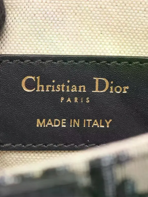 Dior 2010-2026 Mini Oblique Canvas Saddle Bag - Brown