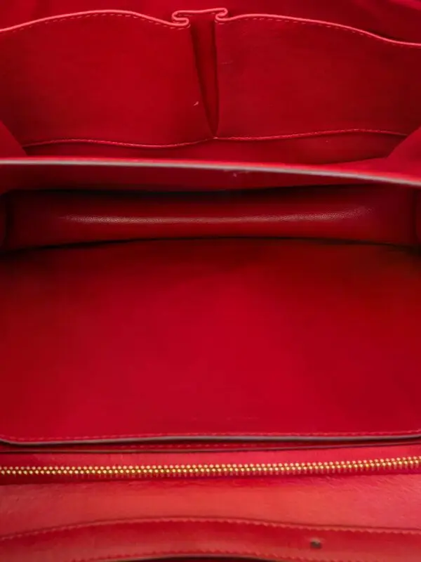 Celine 2010-2025 Medium Classic Box Crossbody Bag - Red