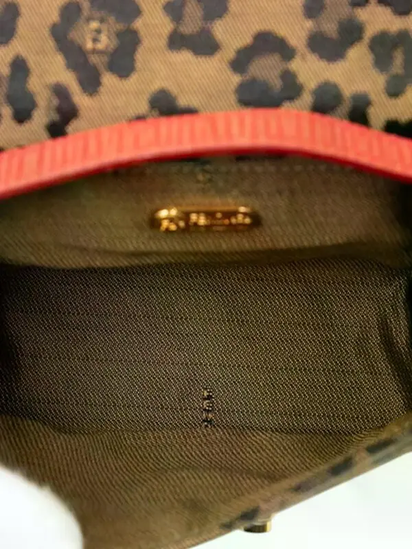 Fendi 20th Century Mini Leopard Print Crossbody Bag