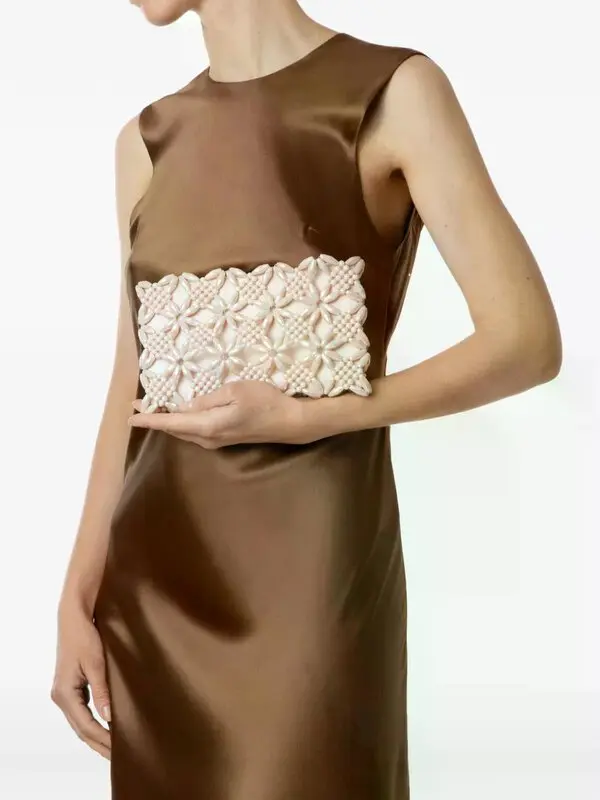 0711 TBILISI Rhea Beaded Clutch Bag