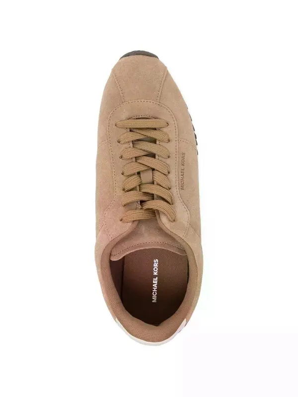 Michael Kors Rhodes Suede Trainer - Brown