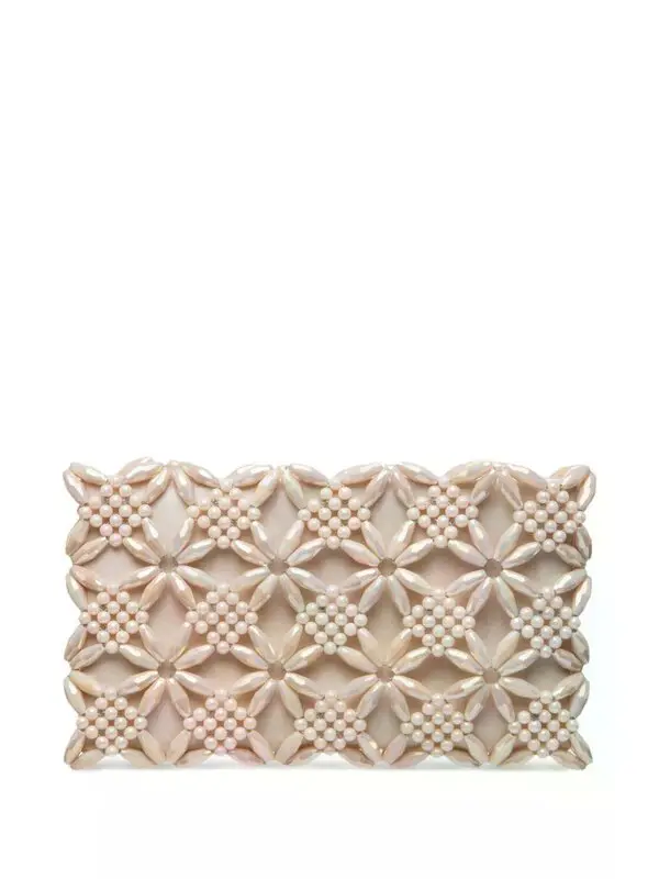 0711 TBILISI Rhea Beaded Clutch Bag