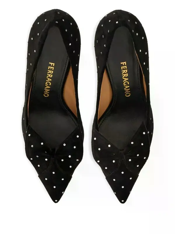 FERRAGAMO 70mm Bow-embellished Pumps
