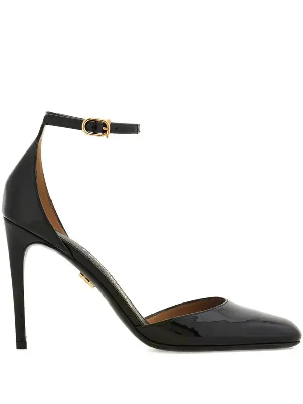 FERRAGAMO Patent Leather Pumps - Black
