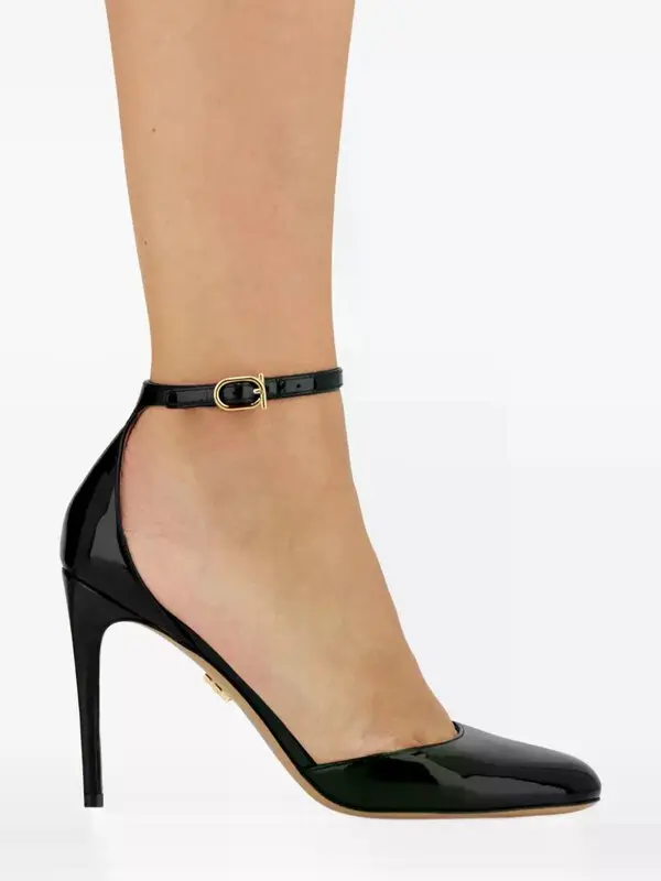 FERRAGAMO Patent Leather Pumps - Black