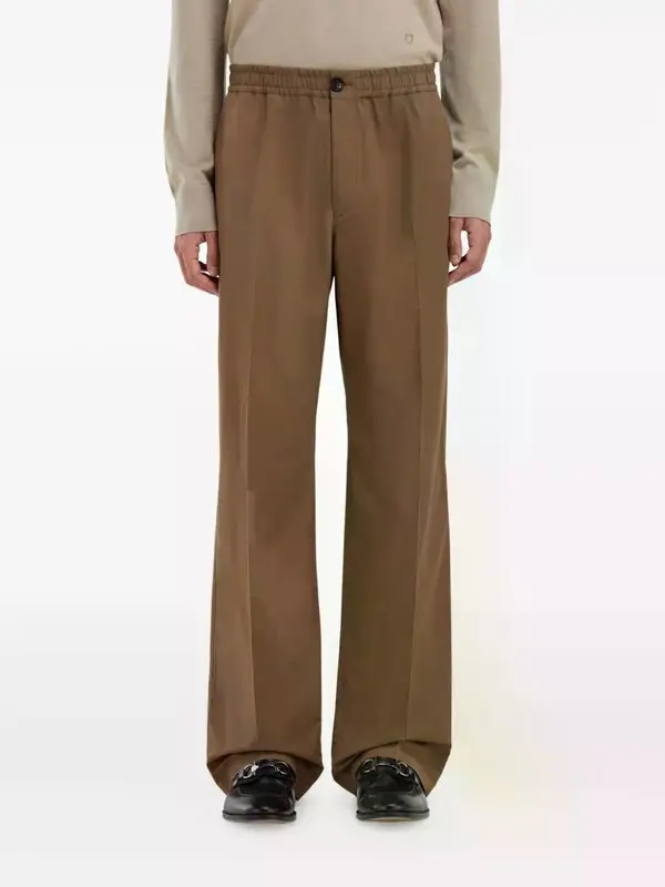 FERRAGAMO Elasticated-waistband Drawstring Trousers
