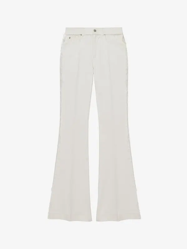 Alexander McQueen Bootcut Stretch Denim Jeans