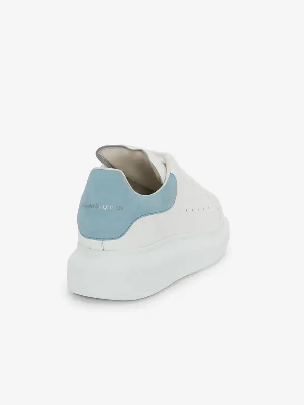Alexander McQueen Oversized Sneakers - White/blue