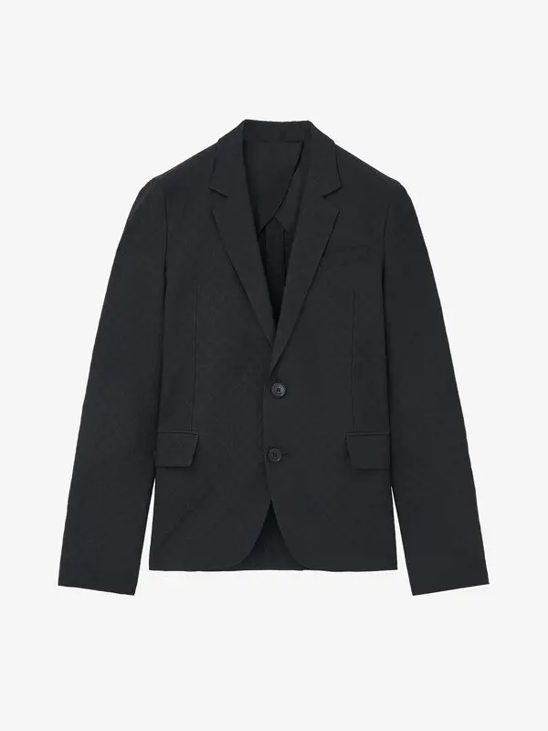 Alexander McQueen Skull Jacquard Deconstructed Jacket