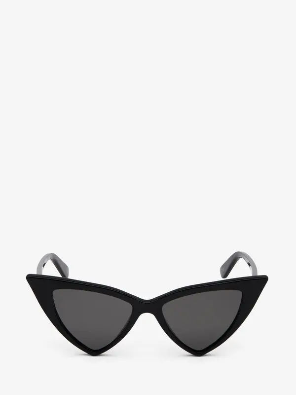 Alexander McQueen Spike Cat-eye Sunglasses - Black/smoke