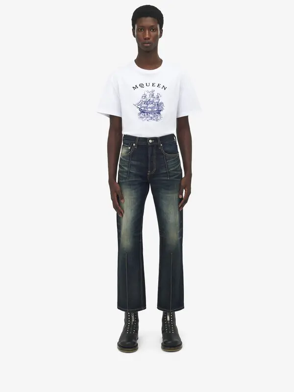 Alexander McQueen Darted Slim Jeans