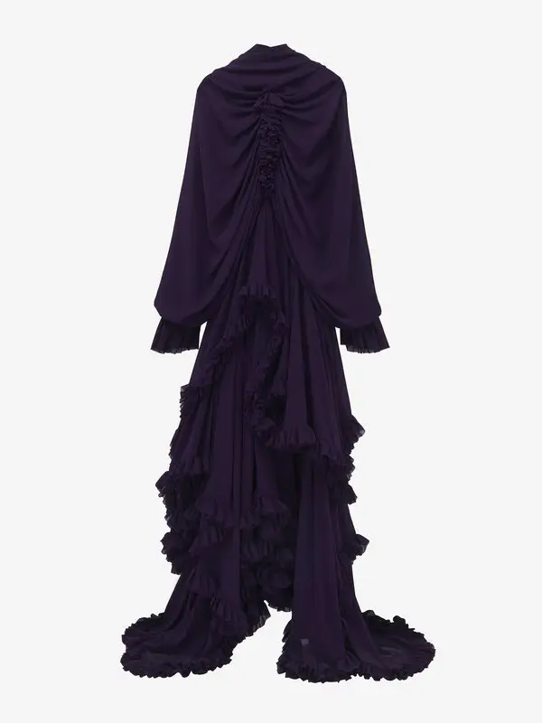Alexander McQueen Draped Evening Dress