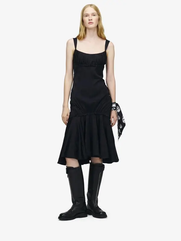 Alexander McQueen Skull Jacquard Midi Dress