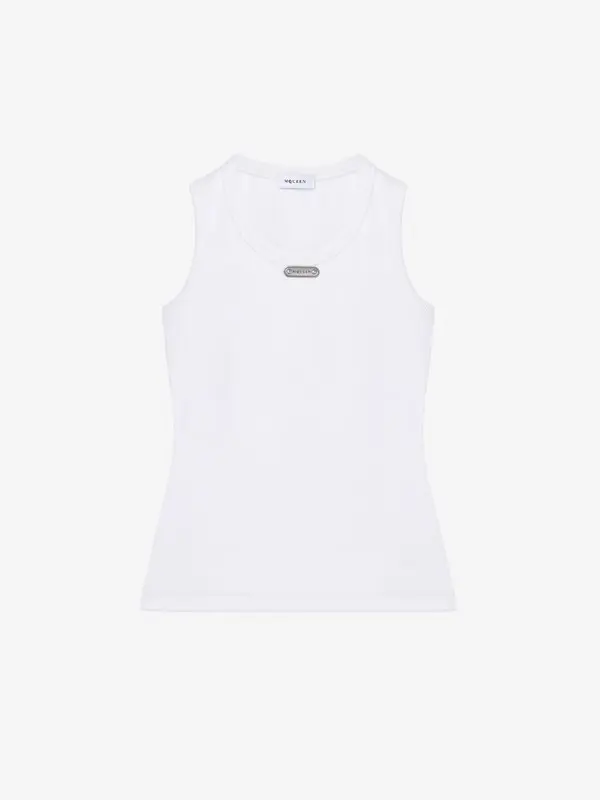 Alexander McQueen Ribbed Tank Top