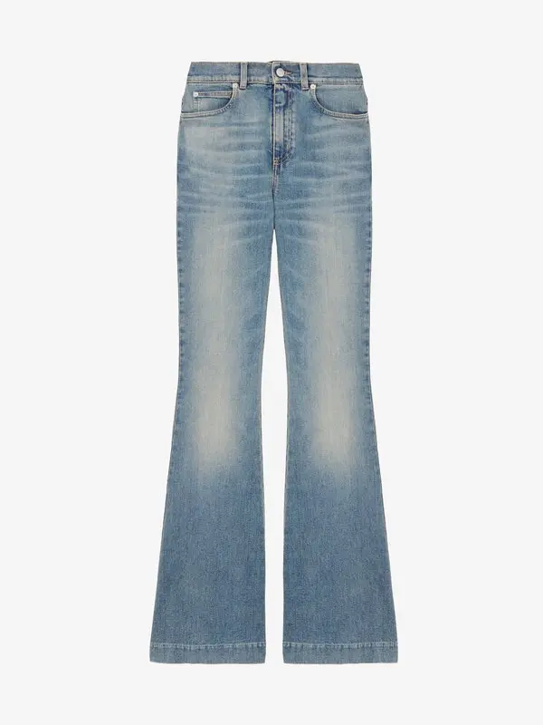 Alexander McQueen Narrow Bootcut Denim Trousers