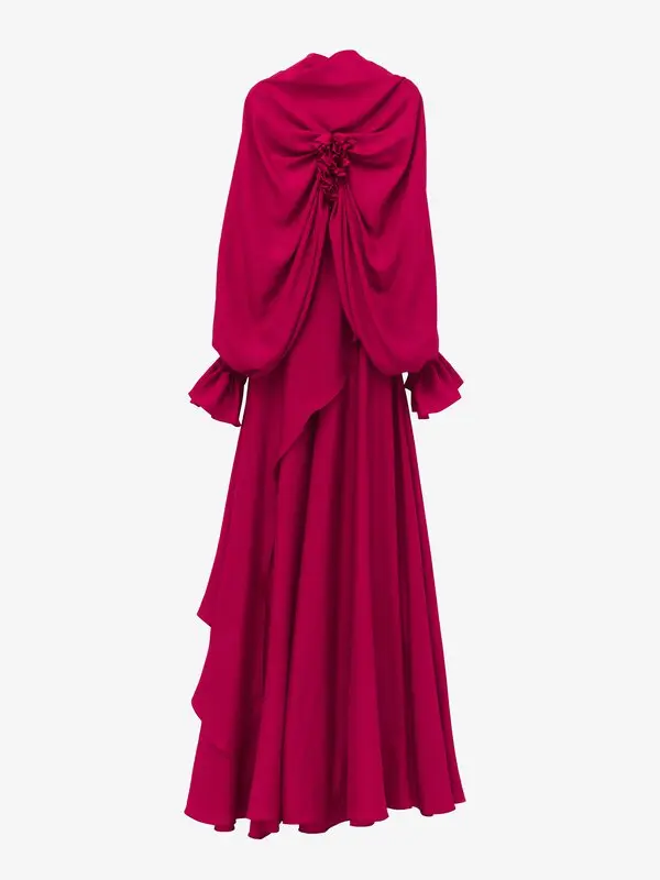 Alexander McQueen Draped Evening Dress