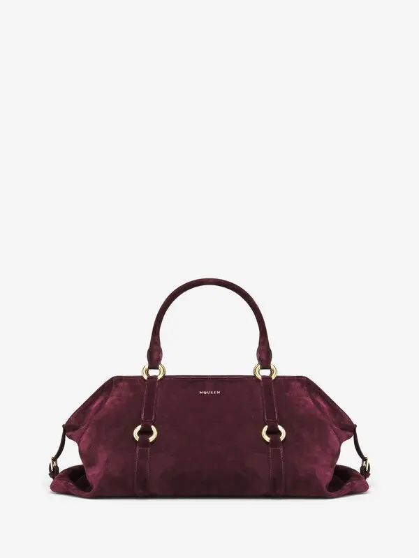 Alexander McQueen Farringdon Suede Bag