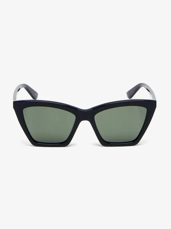 Alexander McQueen Geometric Cat-eye Sunglasses - Black/smoke