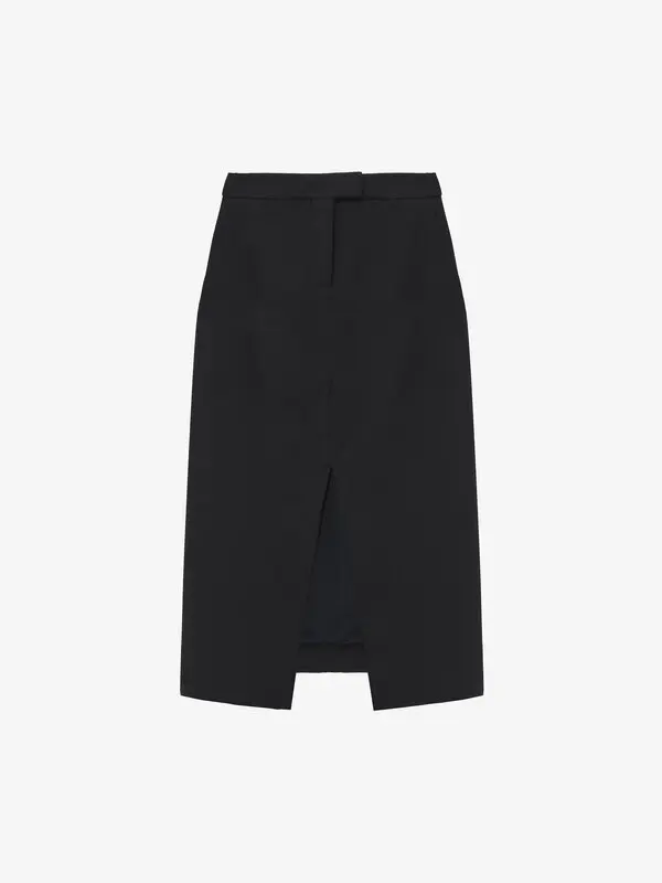 Alexander McQueen Cutaway Pencil Skirt