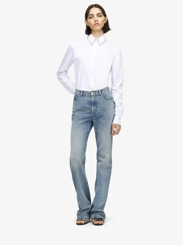 Alexander McQueen Straight Leg Jeans
