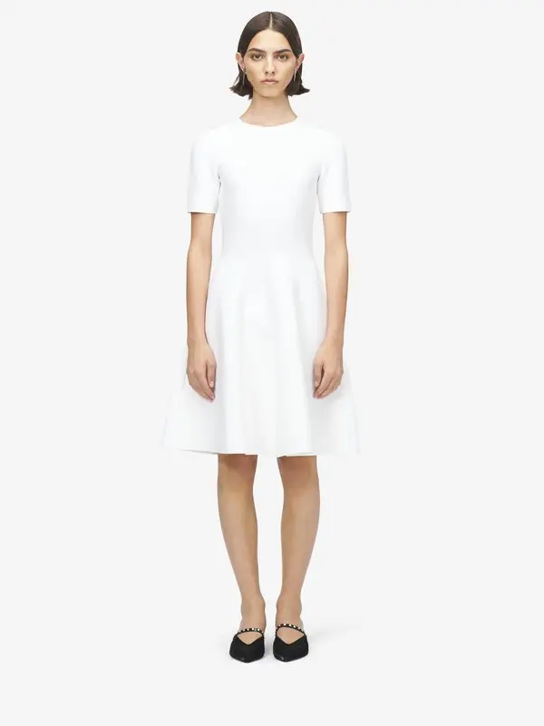 Alexander McQueen Knitted Midi Dress