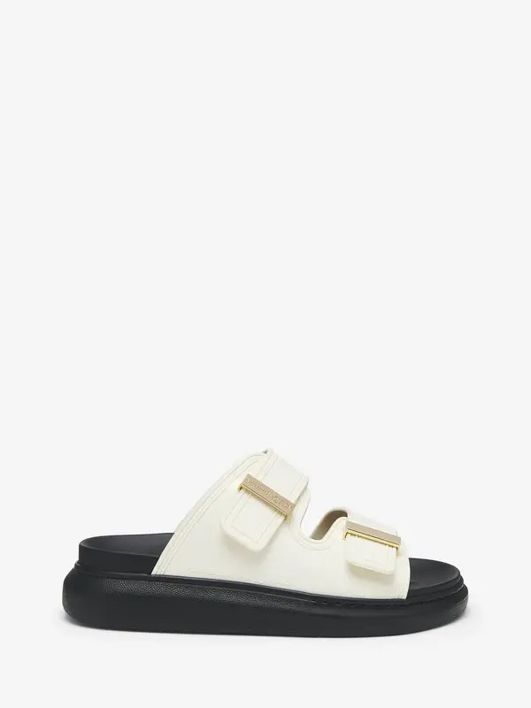 Alexander McQueen Hybrid Slides - White/black