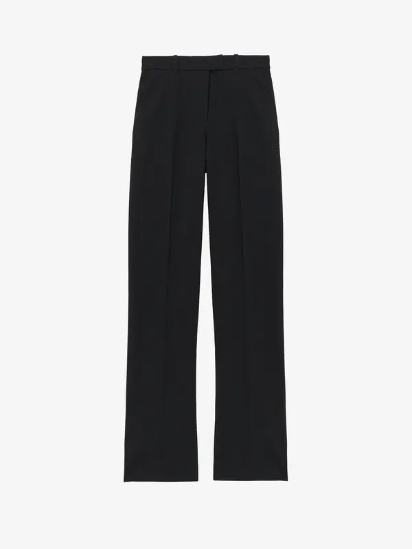 Alexander McQueen Wool Gabardine Tailored Trousers