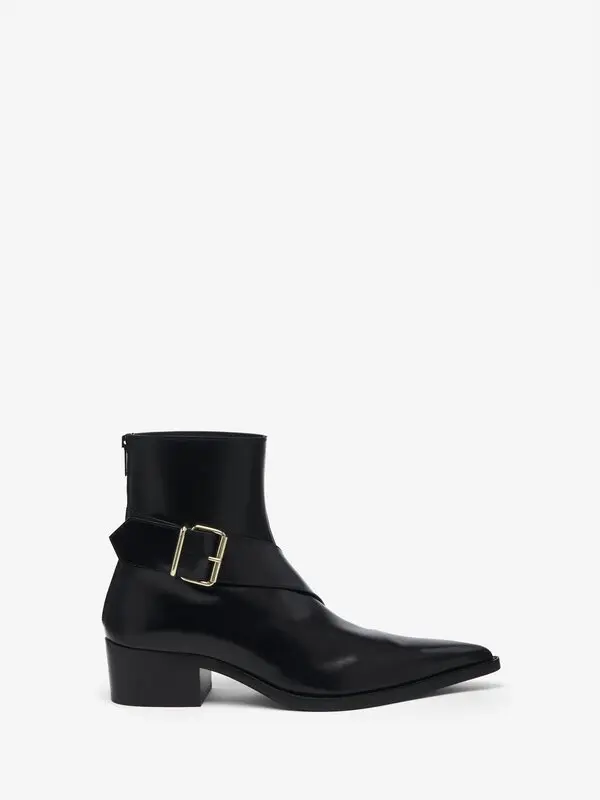 Alexander McQueen Heron Buckle Boot