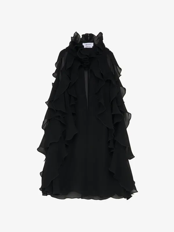 Alexander McQueen Ruffled Top - Black