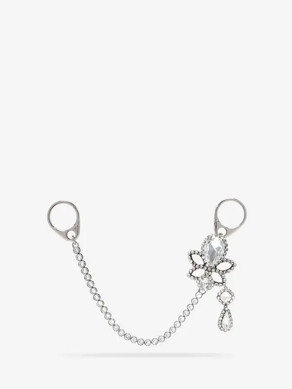 Alexander McQueen Chandelier Chain Charm - Antique Silver