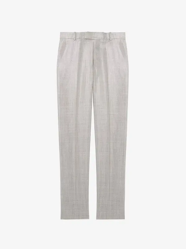 Alexander McQueen Metallic Tailored Trousers