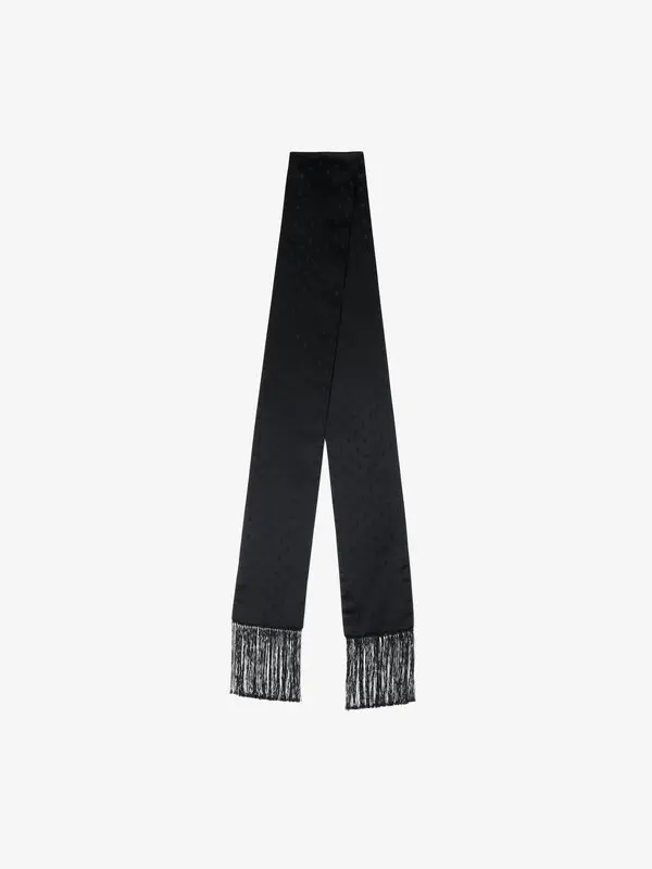 Alexander McQueen Skull Jacquard Scarf - Black