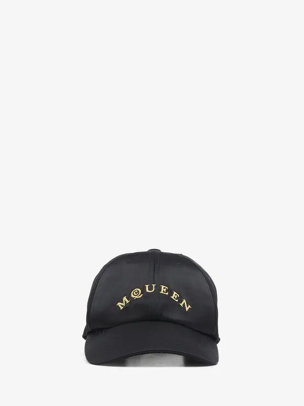 Alexander McQueen Logo Baseball Cap - Black