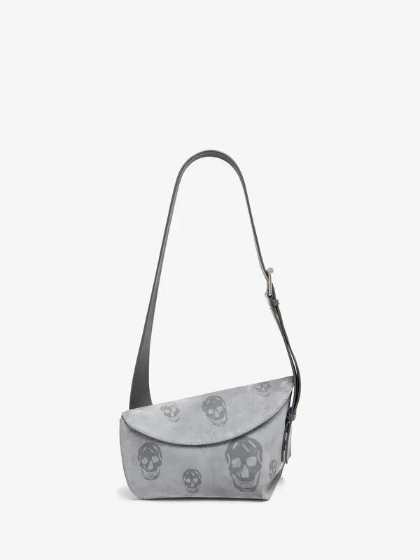 Alexander McQueen Large T-bar Sling Bag - Grey