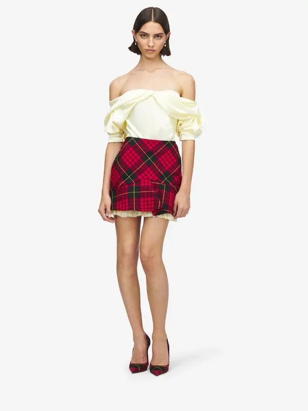 Alexander McQueen Kickback Mini Skirt