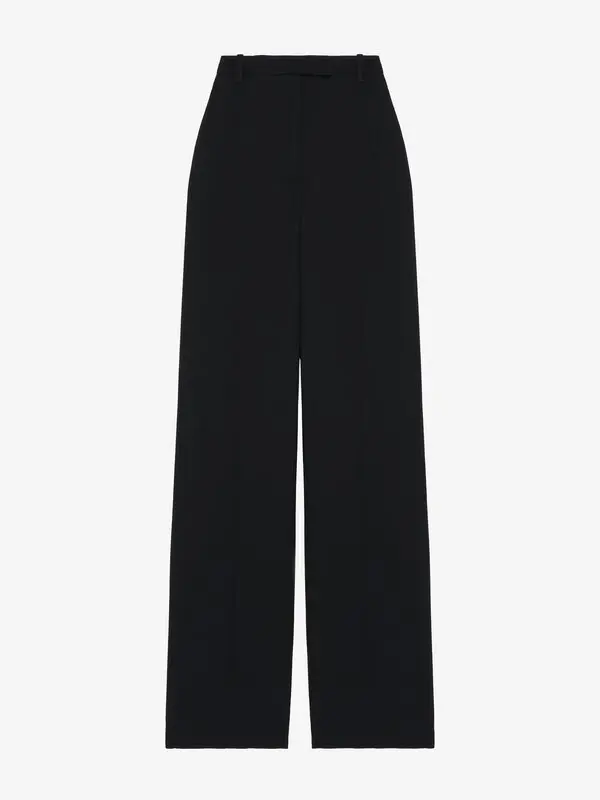 Alexander McQueen High-waisted Tailored Trousers - Black