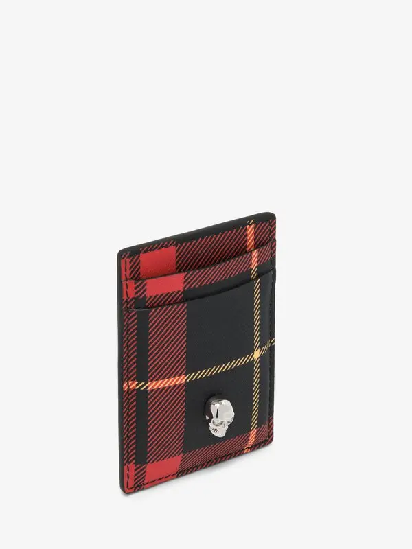 Alexander McQueen Tartan Magnetic Card Holder