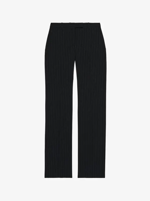 Alexander McQueen Pinstriped Tailored Trousers