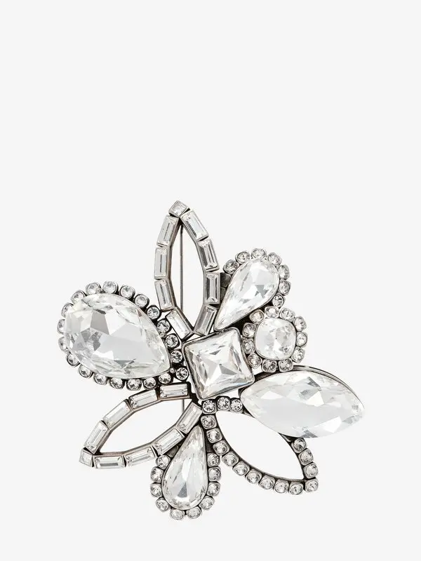 Alexander McQueen Chandelier Brooch - Antique Silver