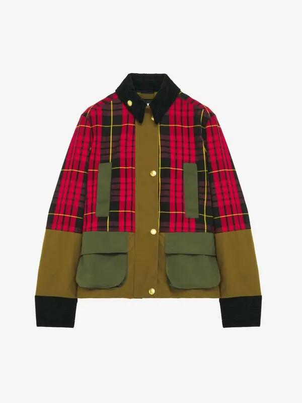 Alexander McQueen Tartan Ripstop Jacket - Red/black/yellow