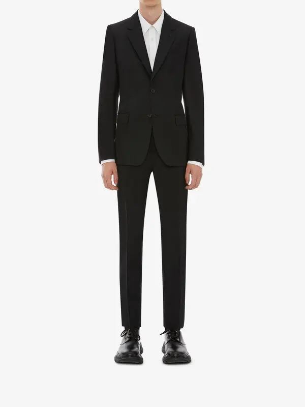 Alexander McQueen Selvedge Mohair Tailored Pants