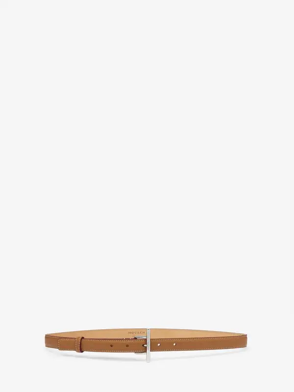 Alexander McQueen T-bar Hip Belt - Tan