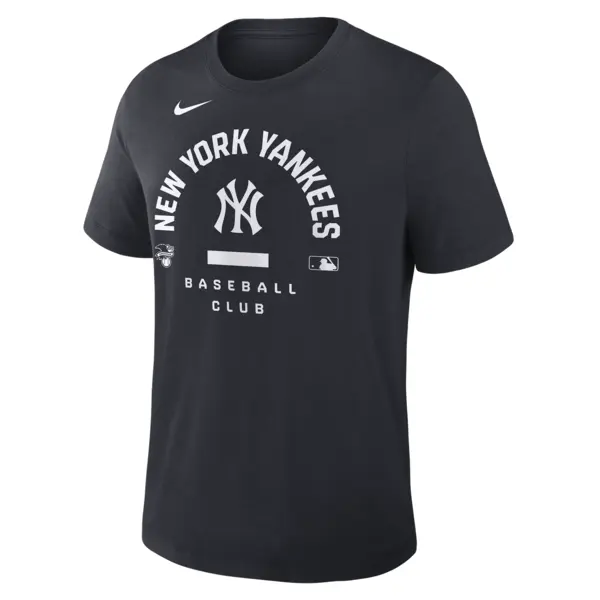 Nike New York Yankees Authentic Collection Early Work Dri-fit Mlb T-shirt - Blue