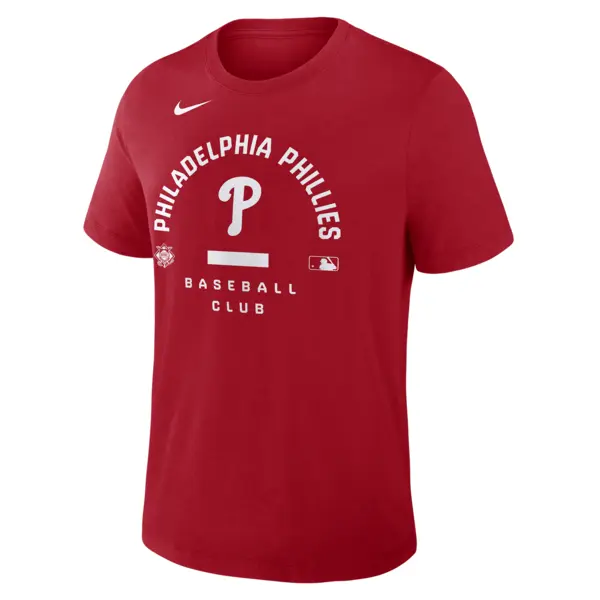 Nike Philadelphia Phillies Authentic Collection Early Work Dri-fit Mlb T-shirt - Red