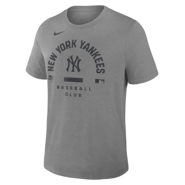 Nike New York Yankees Authentic Collection Early Work Dri-fit Mlb T-shirt - Grey