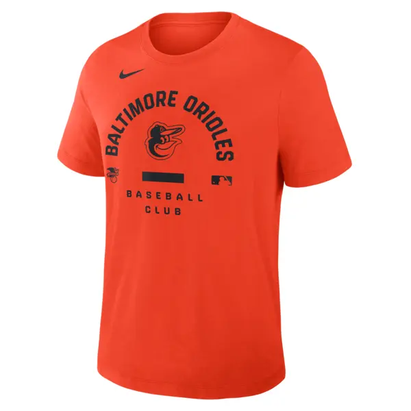 Nike Baltimore Orioles Authentic Collection Early Work Dri-fit Mlb T-shirt - Orange