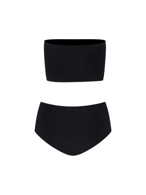 Alaïa Knitted Lingerie Set - Black