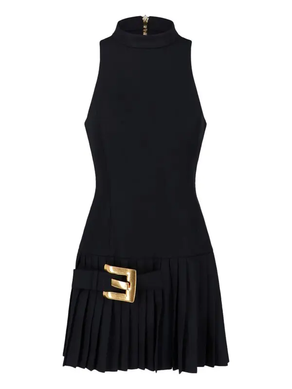 Balmain Virgin Wool Mini Dress
