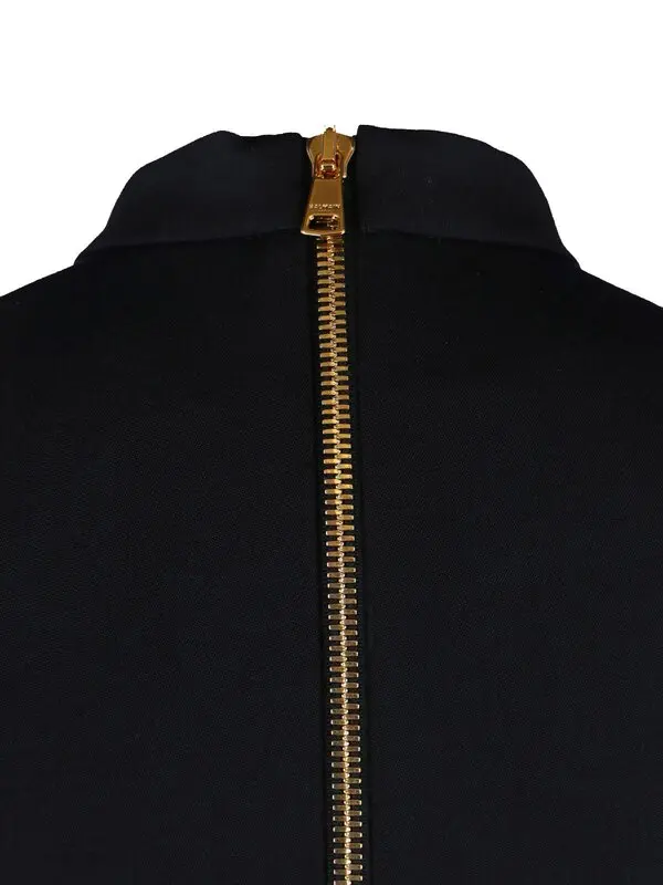 Balmain Virgin Wool Mini Dress
