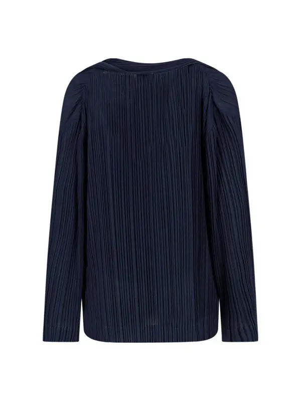 Giorgio Armani Pleated Twin-set - Blue
